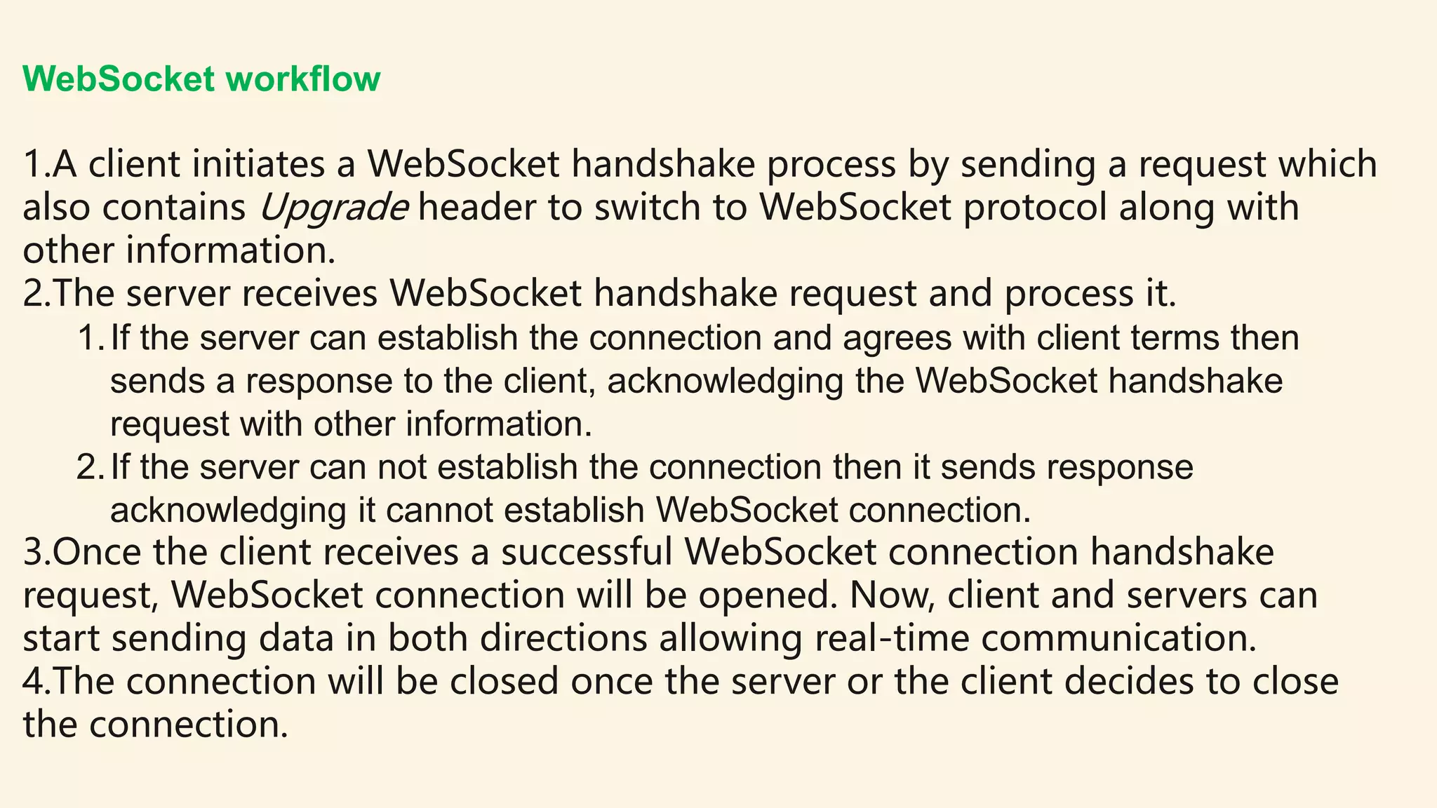 Difference Between Client Polling Vs Server Push Vs Websocket Vs Long Polling Ppt