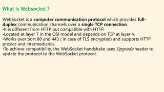 Difference between Client Polling vs Server Push vs Websocket vs Long ...