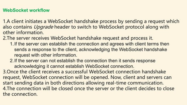 Difference Between Client Polling Vs Server Push Vs Websocket Vs Long Polling Ppt
