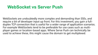 Difference between Client Polling vs Server Push vs Websocket vs Long Polling | PPTX
