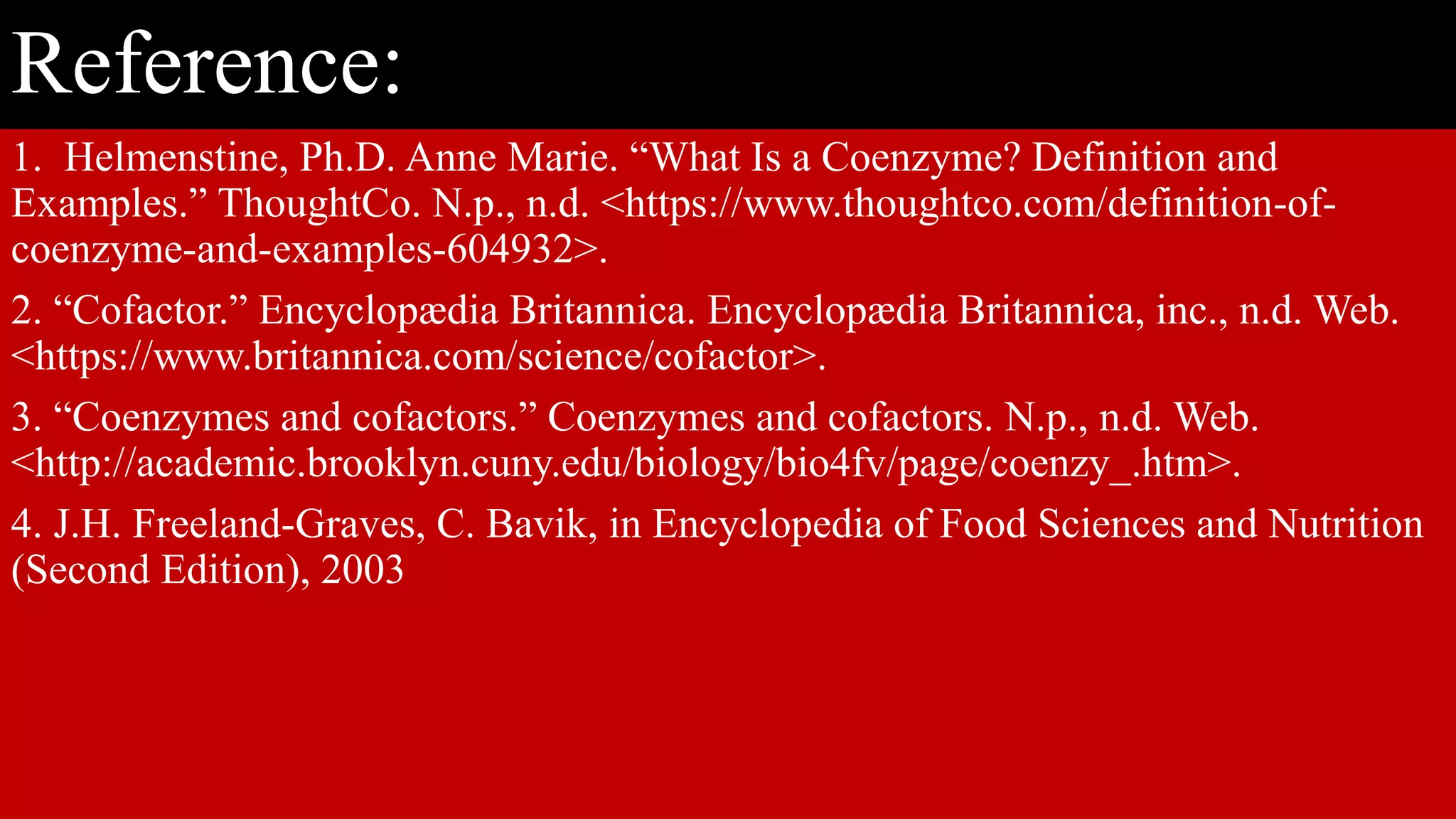 Difference Between Coenzyme Vs Cofactor Pptx 9030