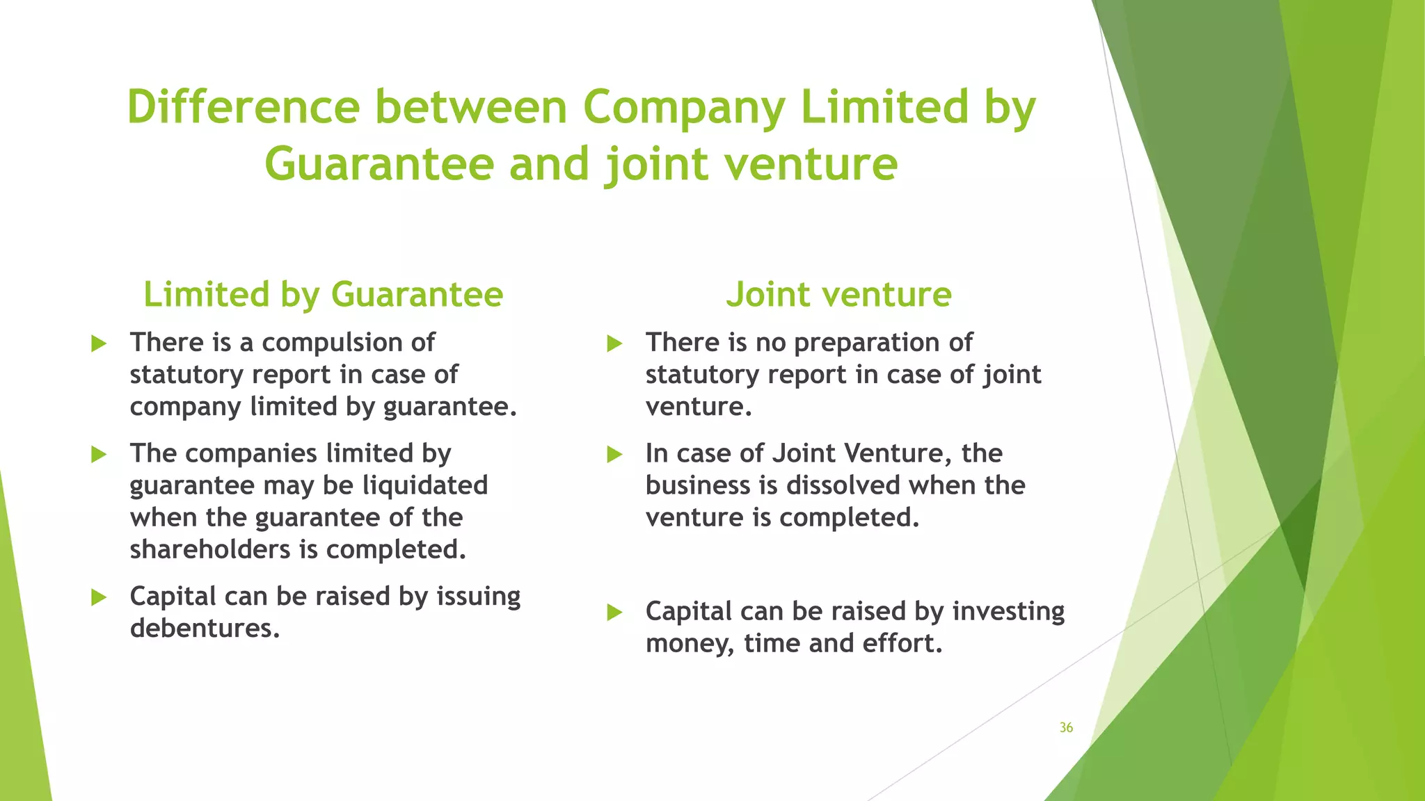 Difference between companies | PPT