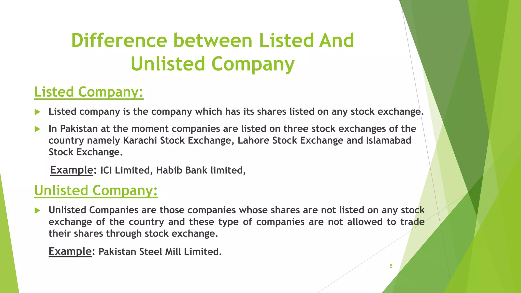 Difference between companies | PPT