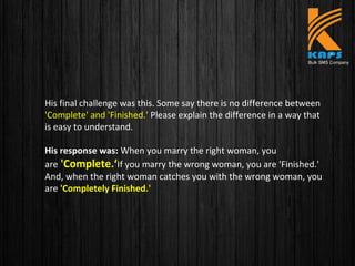Difference between complete and finished | PPT