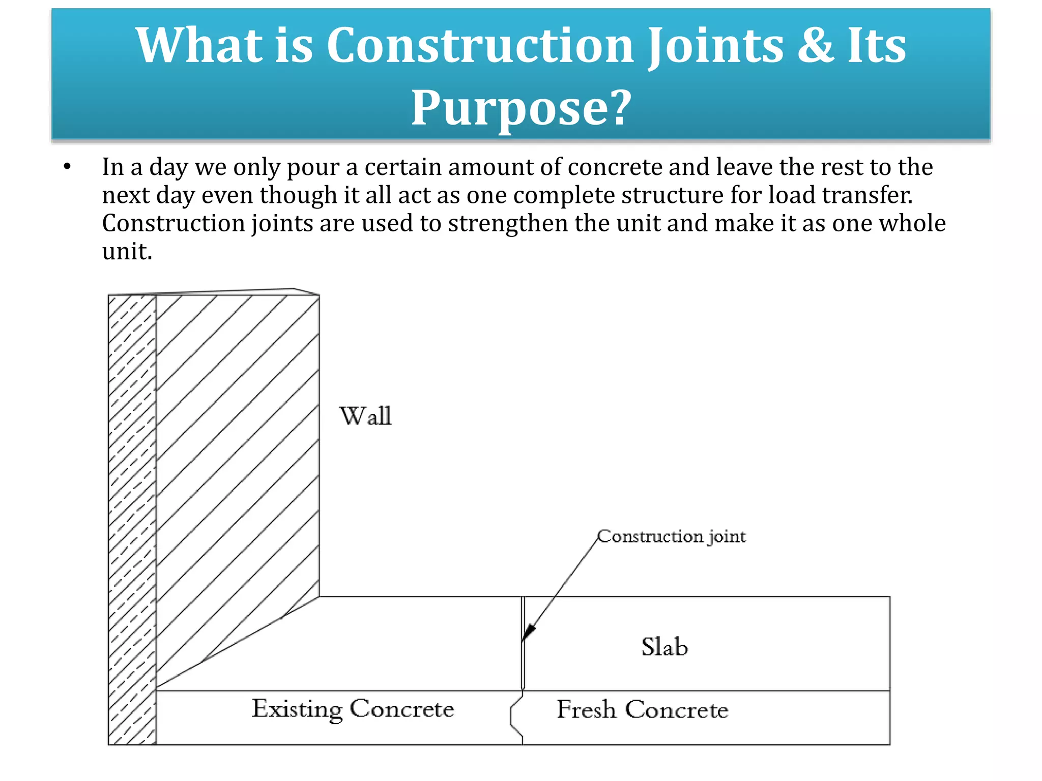 Difference between control, construction, and expansion joints | PPTX