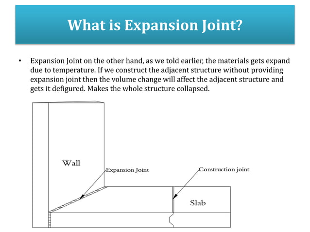 Difference between control, construction, and expansion joints | PPTX ...