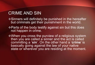 DIFFERENCE BETWEEN CRIME AND SIN.pptx