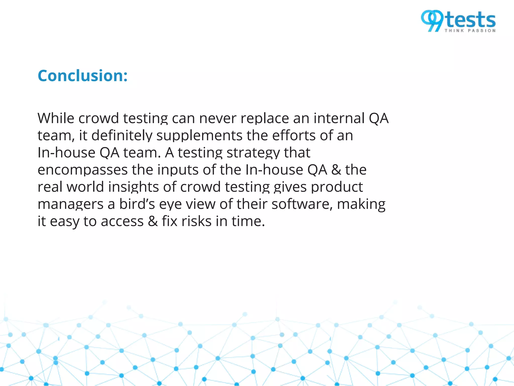 Difference Between Crowd Testing And In House Qa Pdf Computer