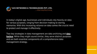 Difference Between Data Archiving and Data Backup.pdf