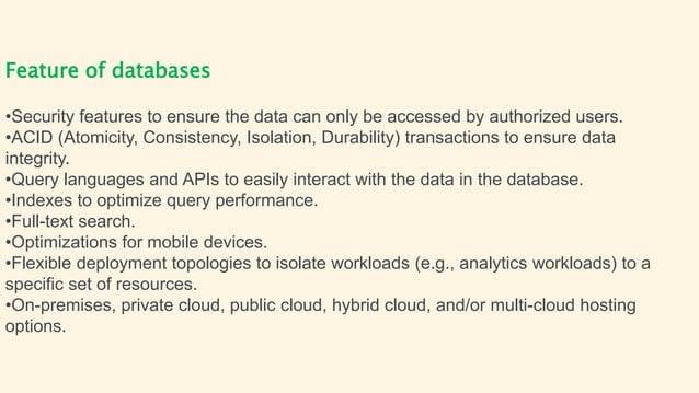Difference between Database vs Data Warehouse vs Data Lake | PPTX ...