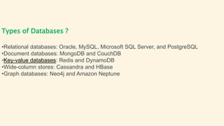 Difference between Database vs Data Warehouse vs Data Lake | PPTX