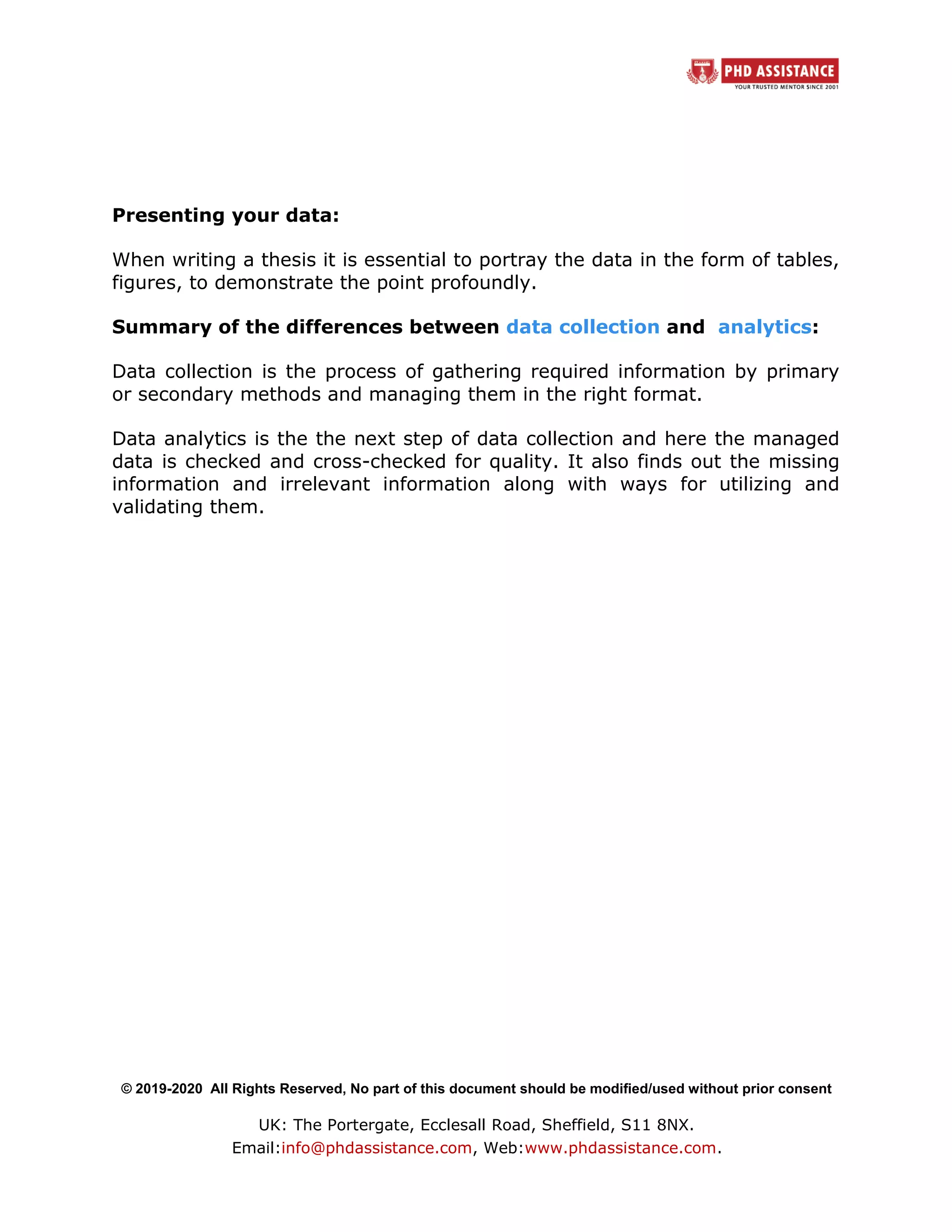 Difference Between Data Collection And Data Analysis Pdf Databases
