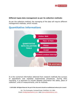 Difference between data collection and data analysis | PDF | Databases ...