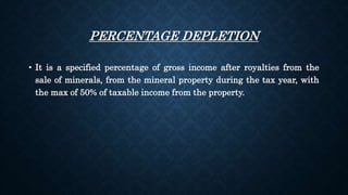 Difference between depreciation and depletion | PPTX
