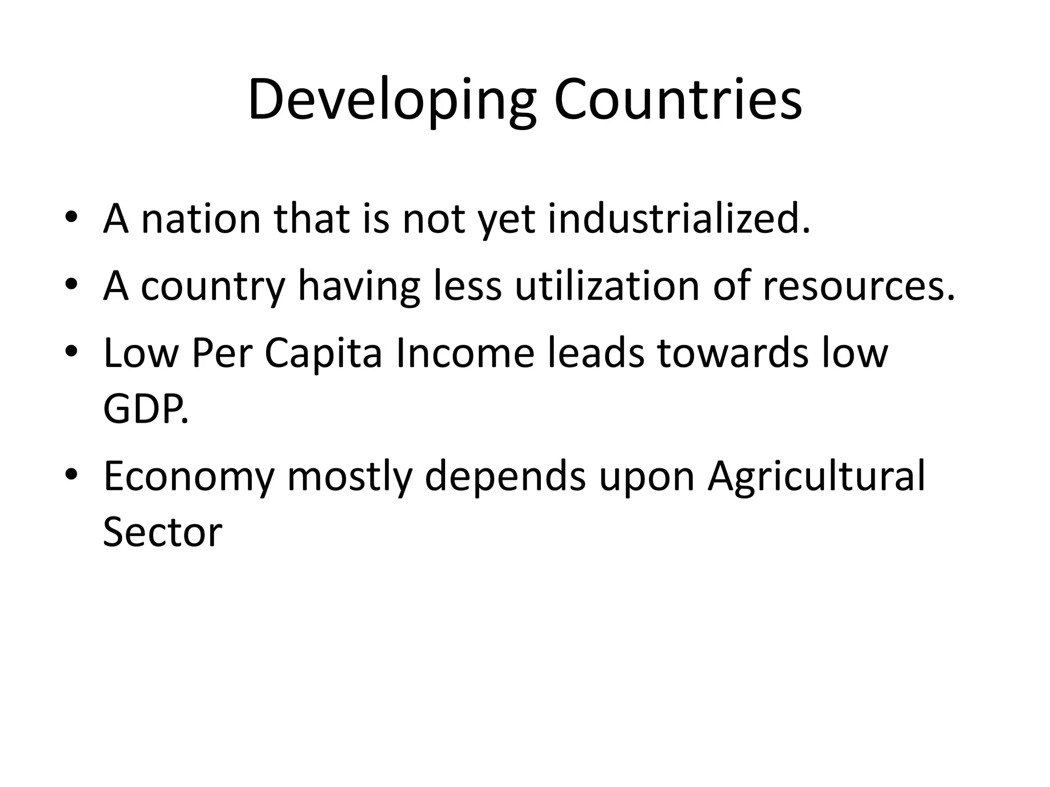 Difference between developed and developing countries | PPTX