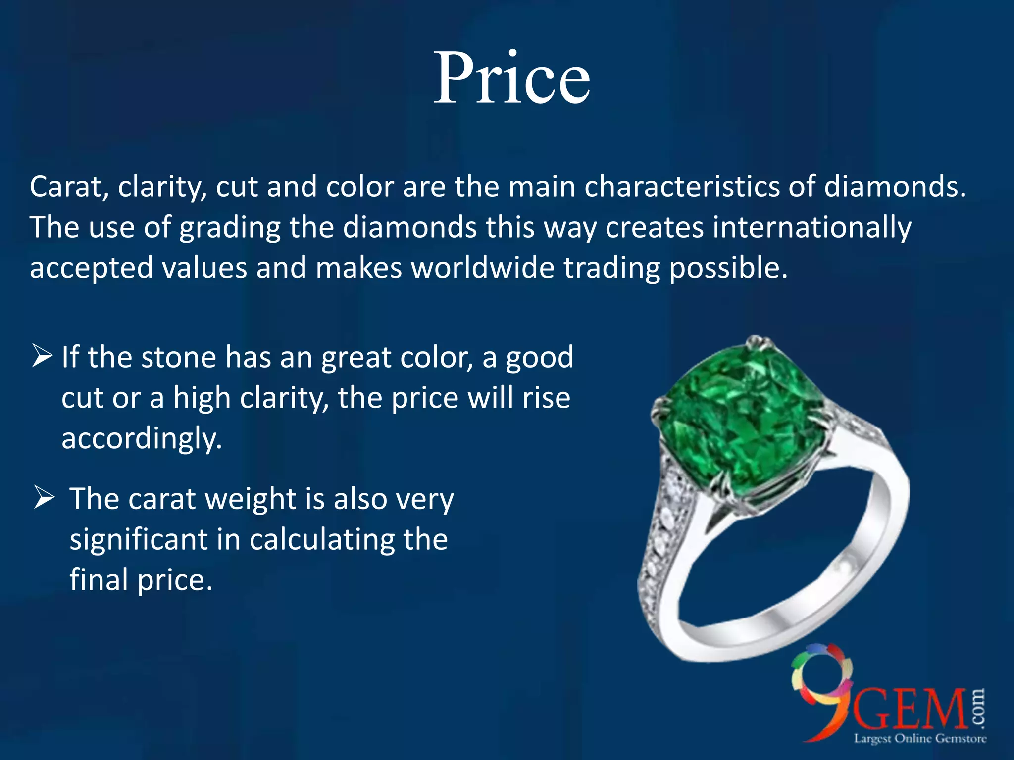Difference Between Diamond And Gemstones | PPTX
