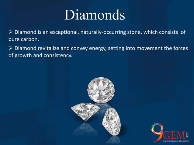 Difference Between Diamond And Gemstones | PPT