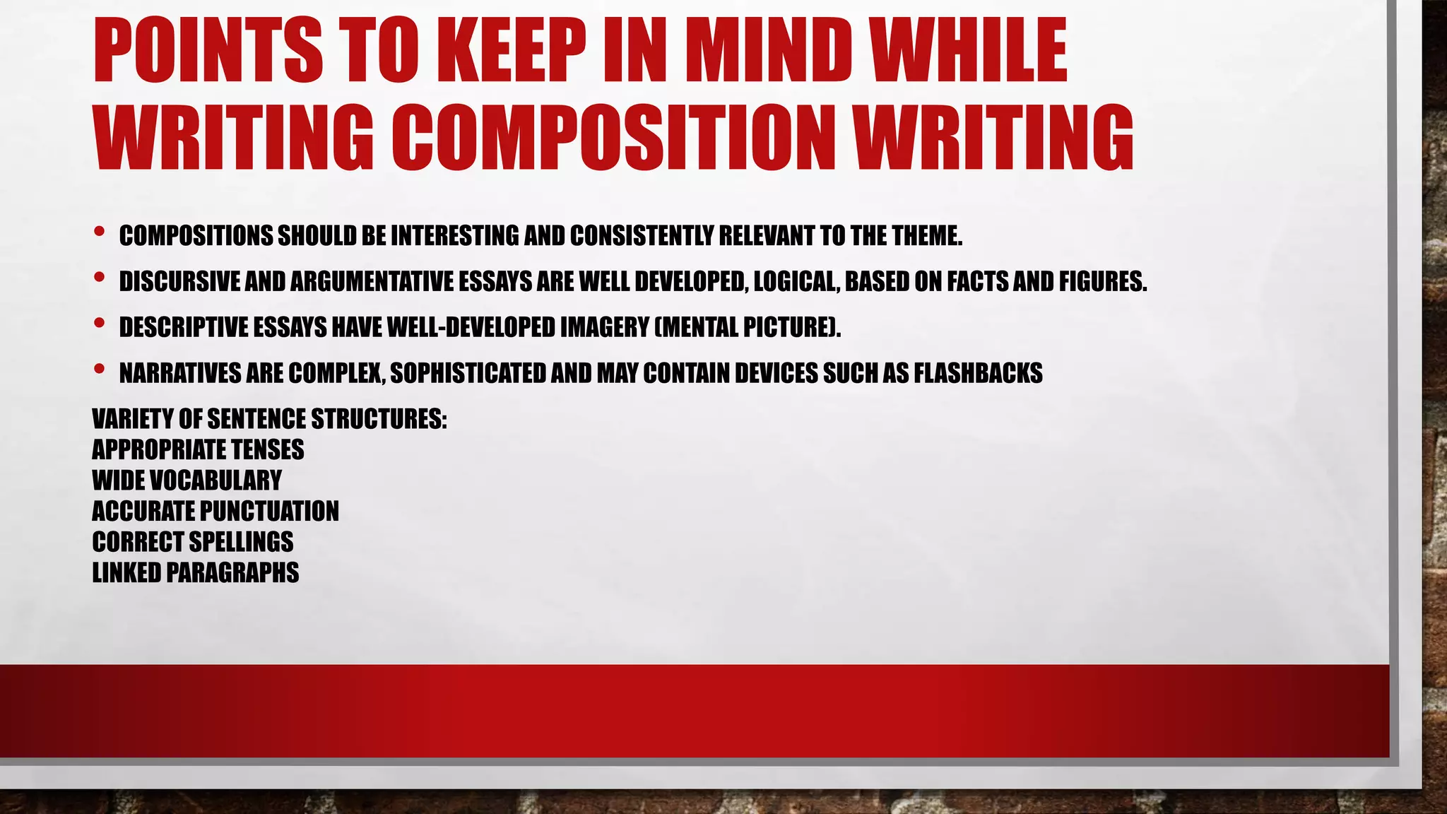 Difference between directed and composition writing | PPTX
