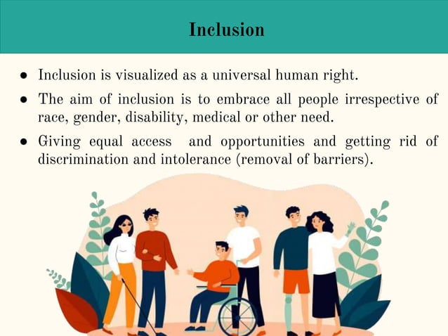 Difference between diversity, disability, and inclusion.pptx | Special ...