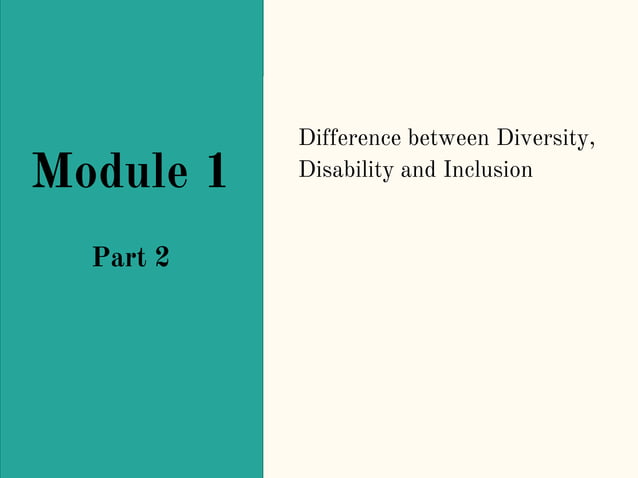 Difference between diversity, disability, and inclusion.pptx | Special ...