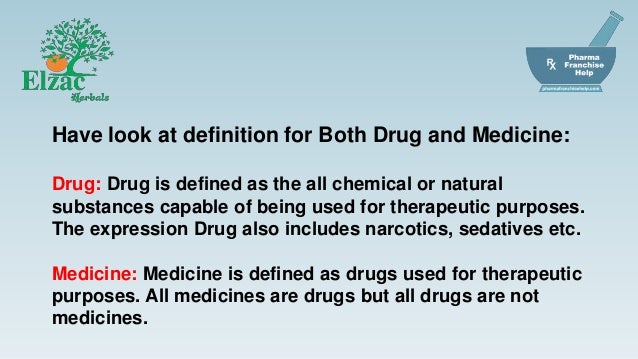 Difference between drug and medicines