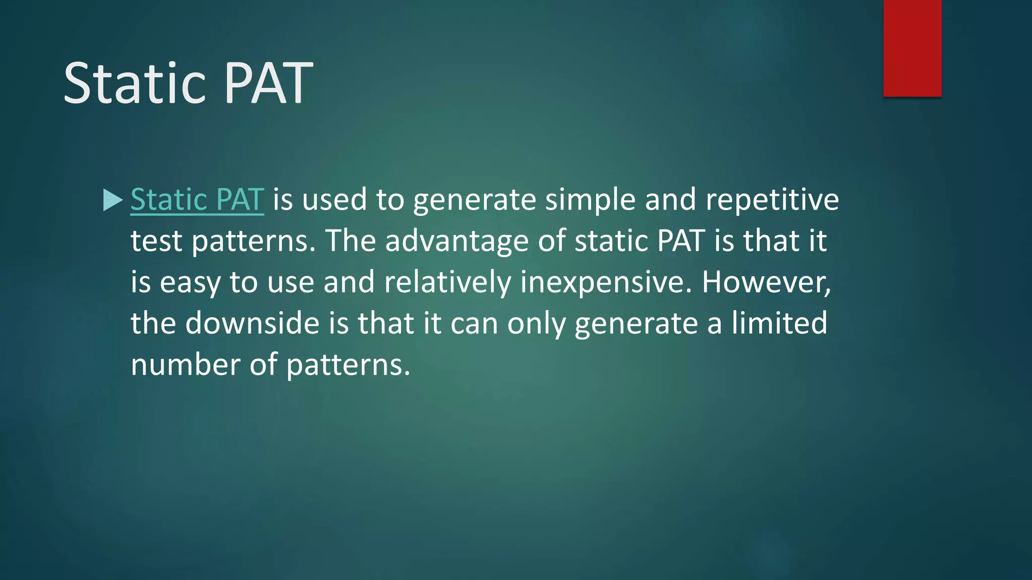 Difference Between Dynamic and Static PAT in Semiconductor Testing.pptx
