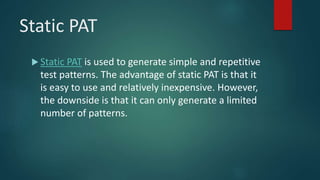 Difference Between Dynamic and Static PAT in Semiconductor Testing.pptx