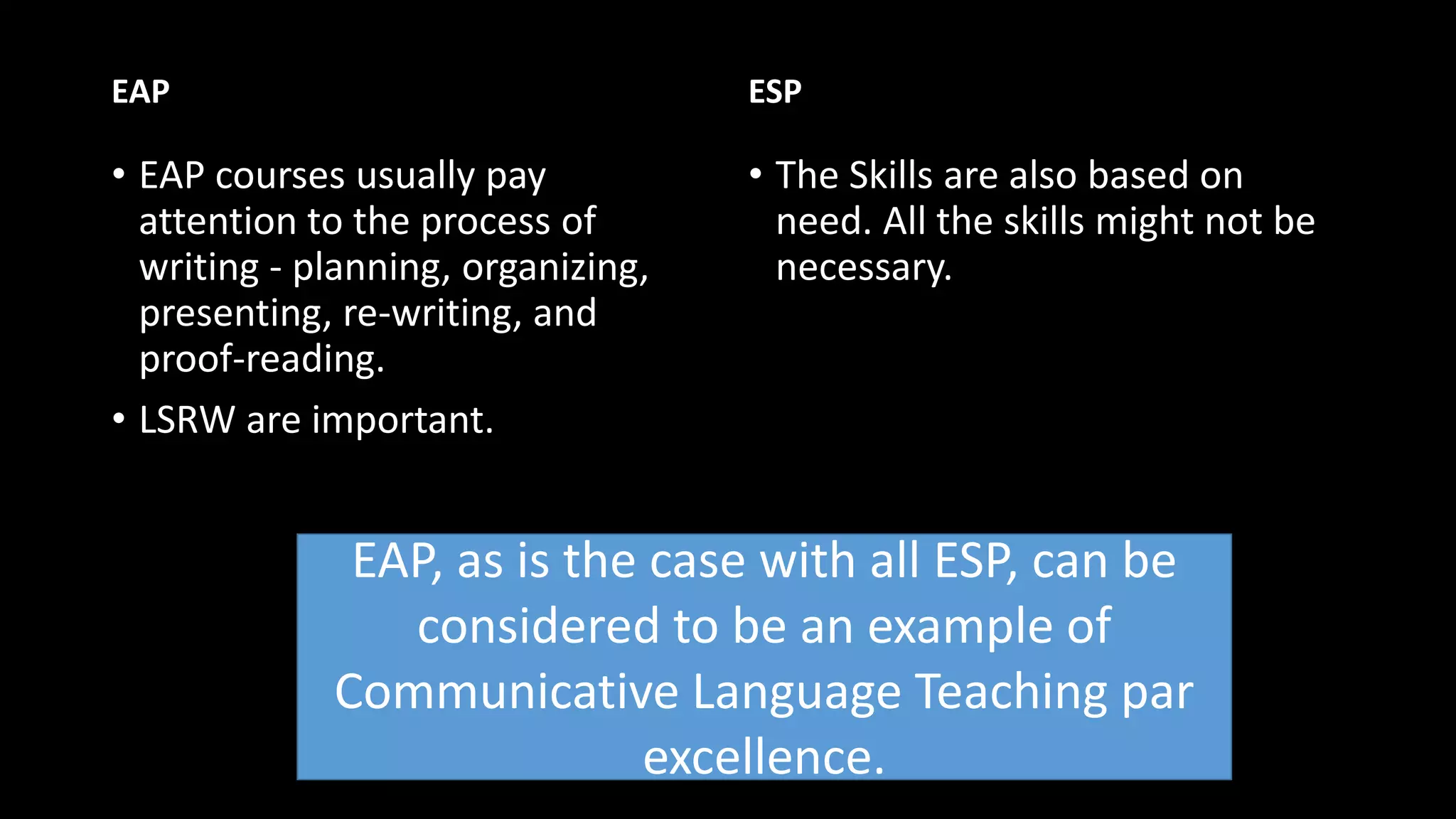 Difference between EAP and ESP | PPTX