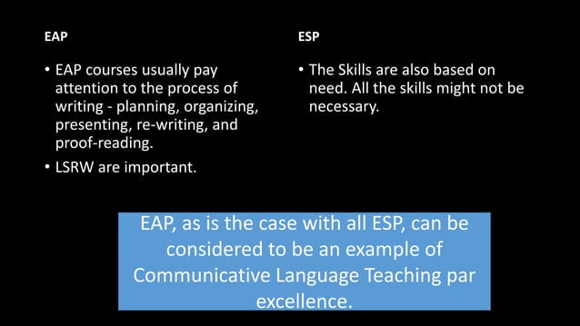 Difference between EAP and ESP | PPTX
