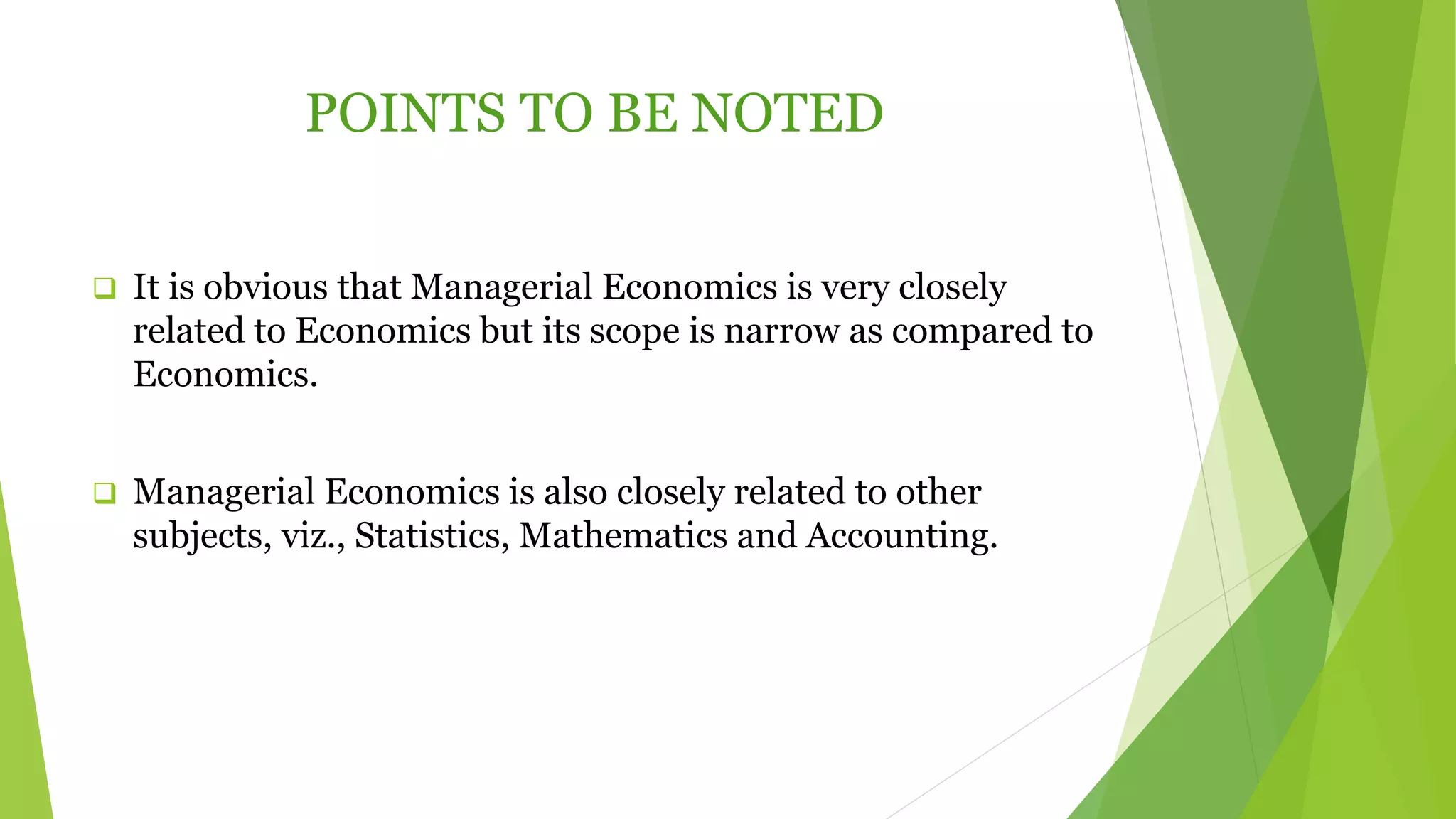 Difference between economics and managerial economics | PPTX