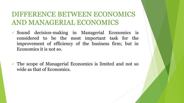 Difference between economics and managerial economics | PPTX | Business ...