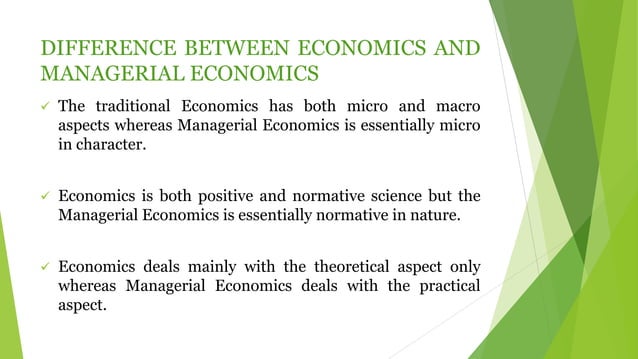 Difference between economics and managerial economics | PPTX | Business ...