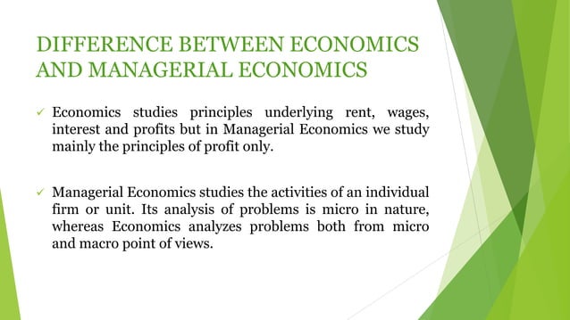 Difference between economics and managerial economics | PPTX | Business ...