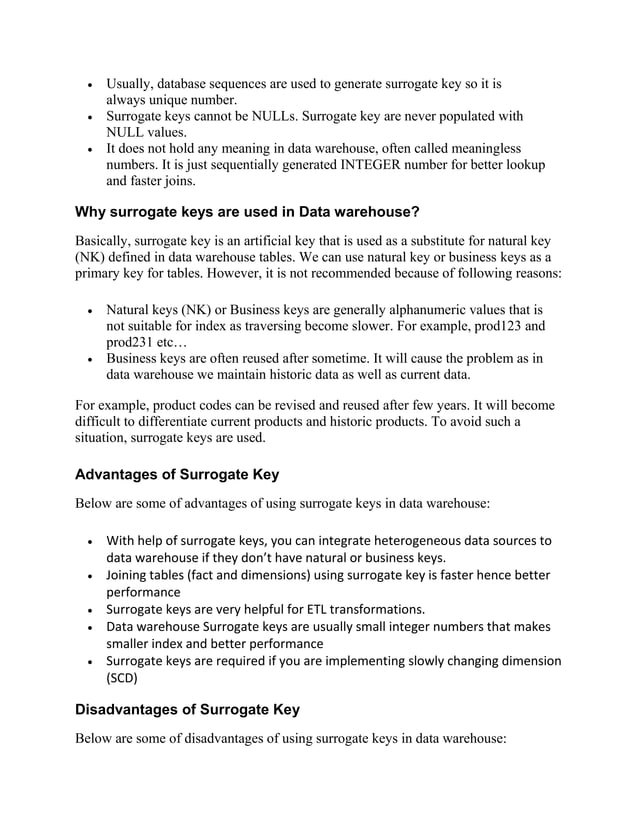 Difference between fact tables and dimension tables | PDF | Databases ...