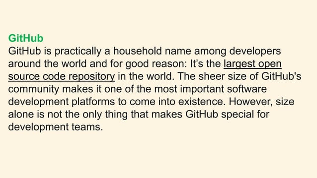 Difference between Github vs Gitlab vs Bitbucket | PPTX