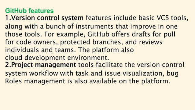 Difference between Github vs Gitlab vs Bitbucket | PPTX