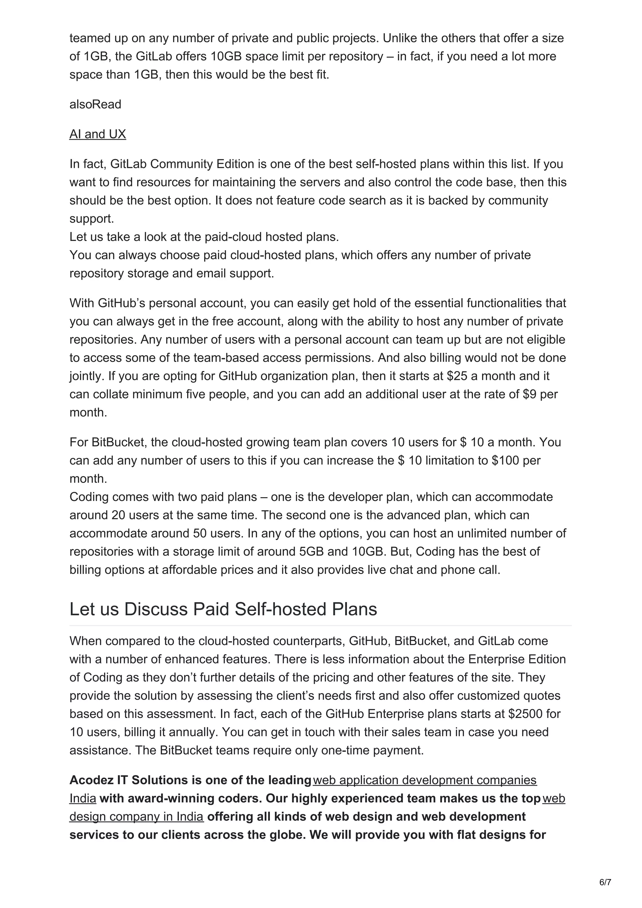Difference between gitlab vs github vs bitbucket | PDF Difference between gitlab vs github vs bitbucket | PDF