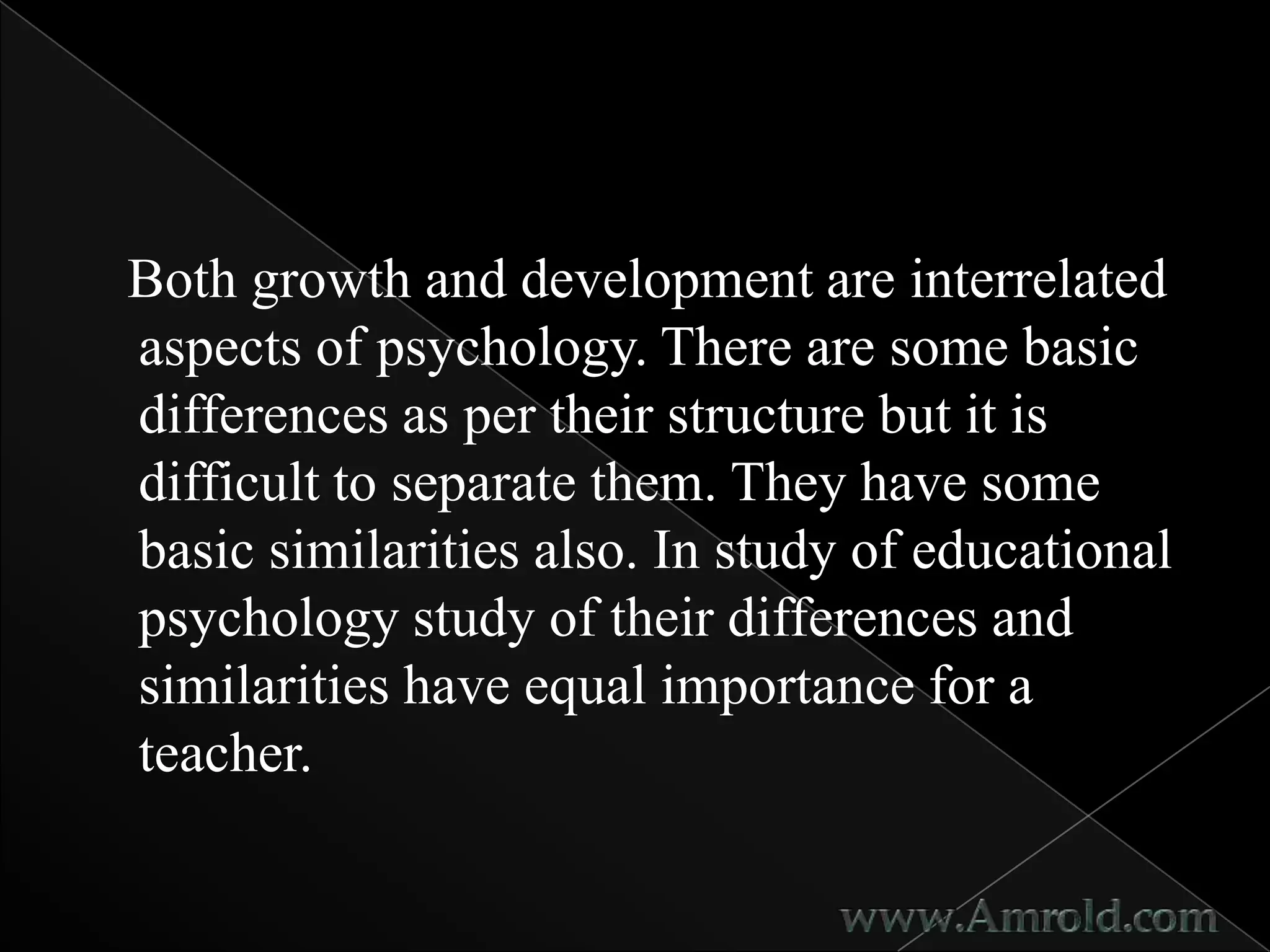 Difference between growth and development | PPTX