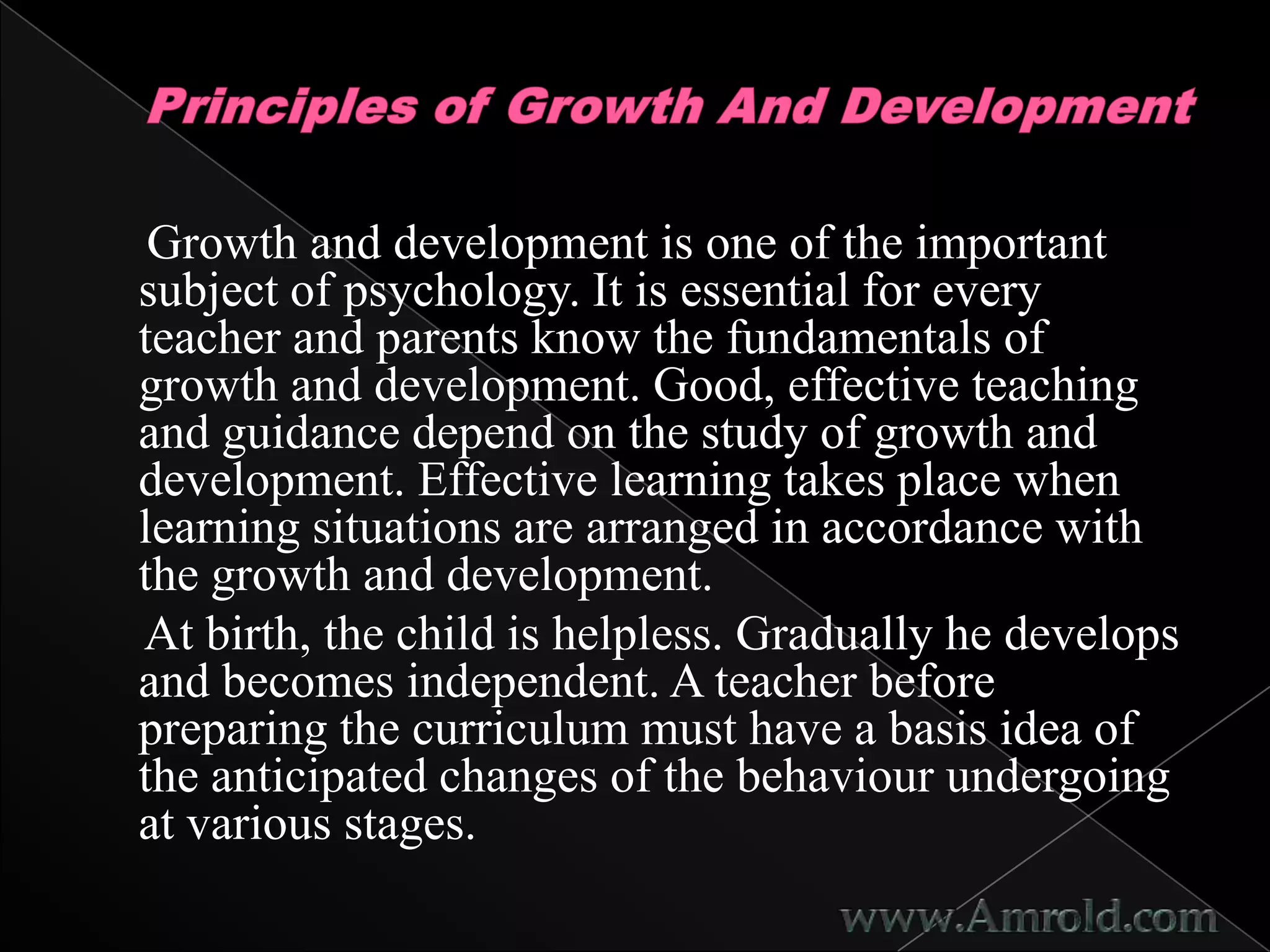 Difference between growth and development | PPTX