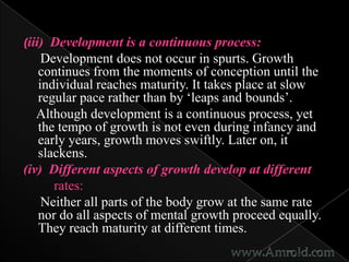 Difference between growth and development | PPTX