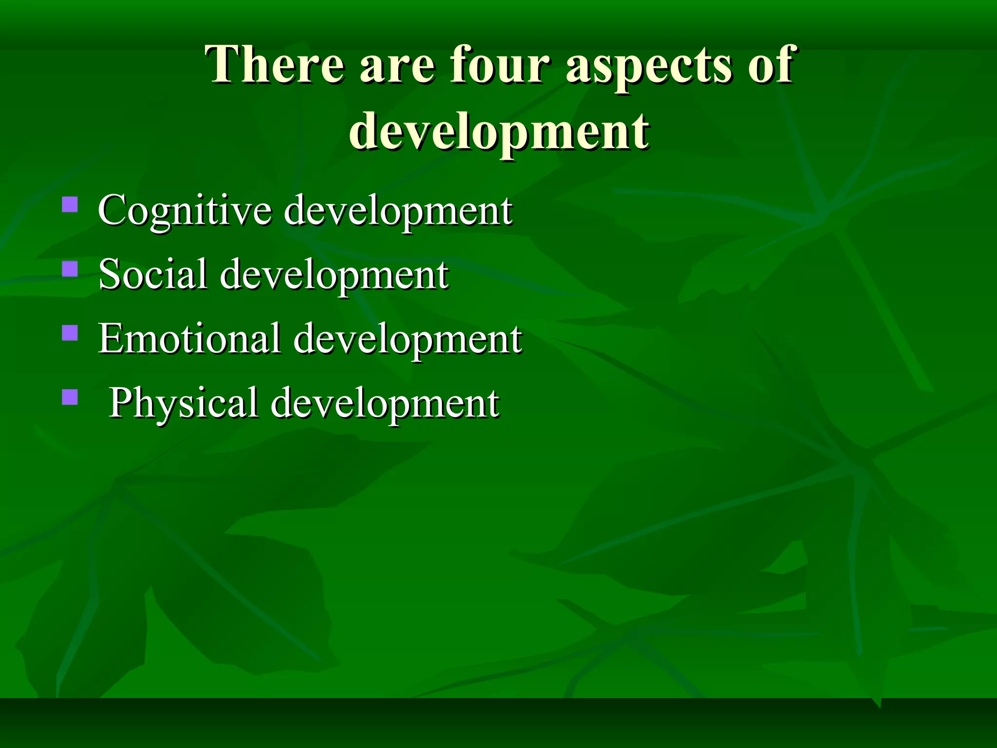 Difference between growth and development | PDF
