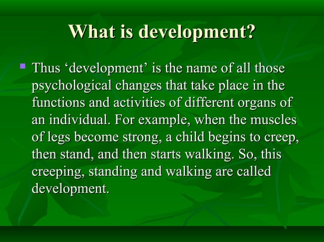 Difference between growth and development | PDF | Biological Sciences ...