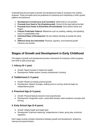 Difference Between Growth and Development in Early Childhood - Google ...