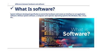 Difference between hardware and software.pptx