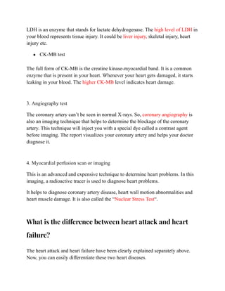 What is the difference between heart attack and heart failure? | PDF