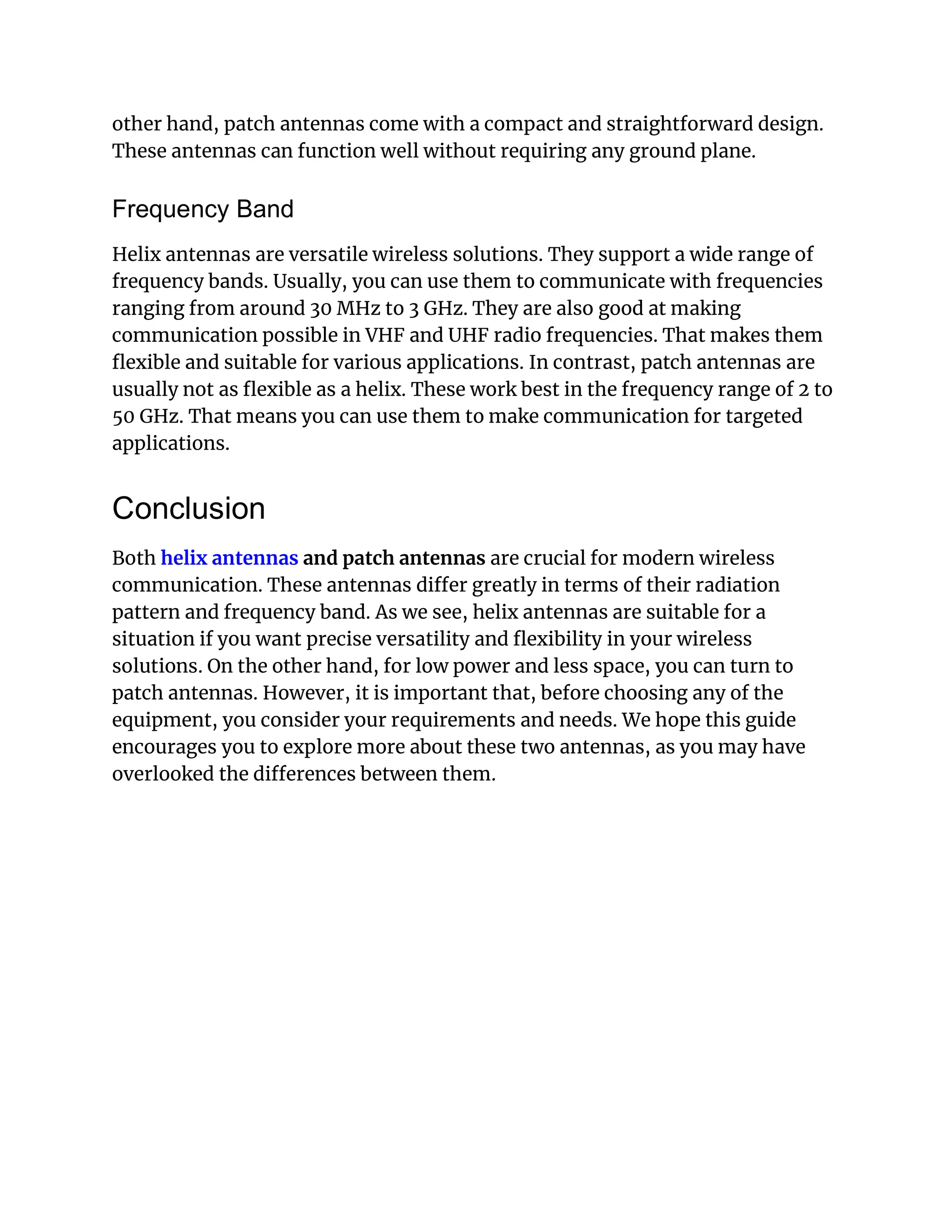 Difference Between Helix Antenna And Patch Antenna.pdf Difference Between Helix Antenna And Patch Antenna.pdf