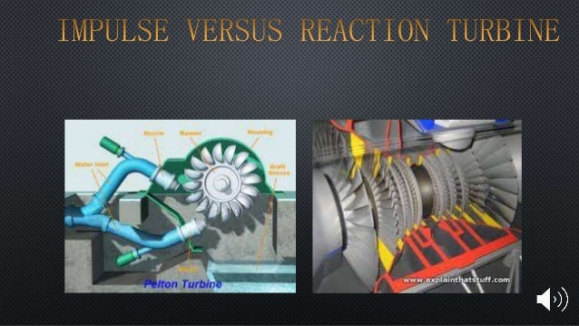 Difference between impulse and reaction turbine