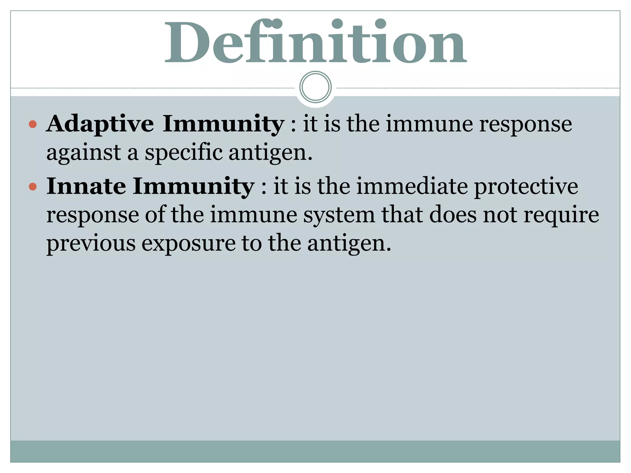 Difference between innate and adaptive immunity | PPT Difference between innate and adaptive immunity | PPT