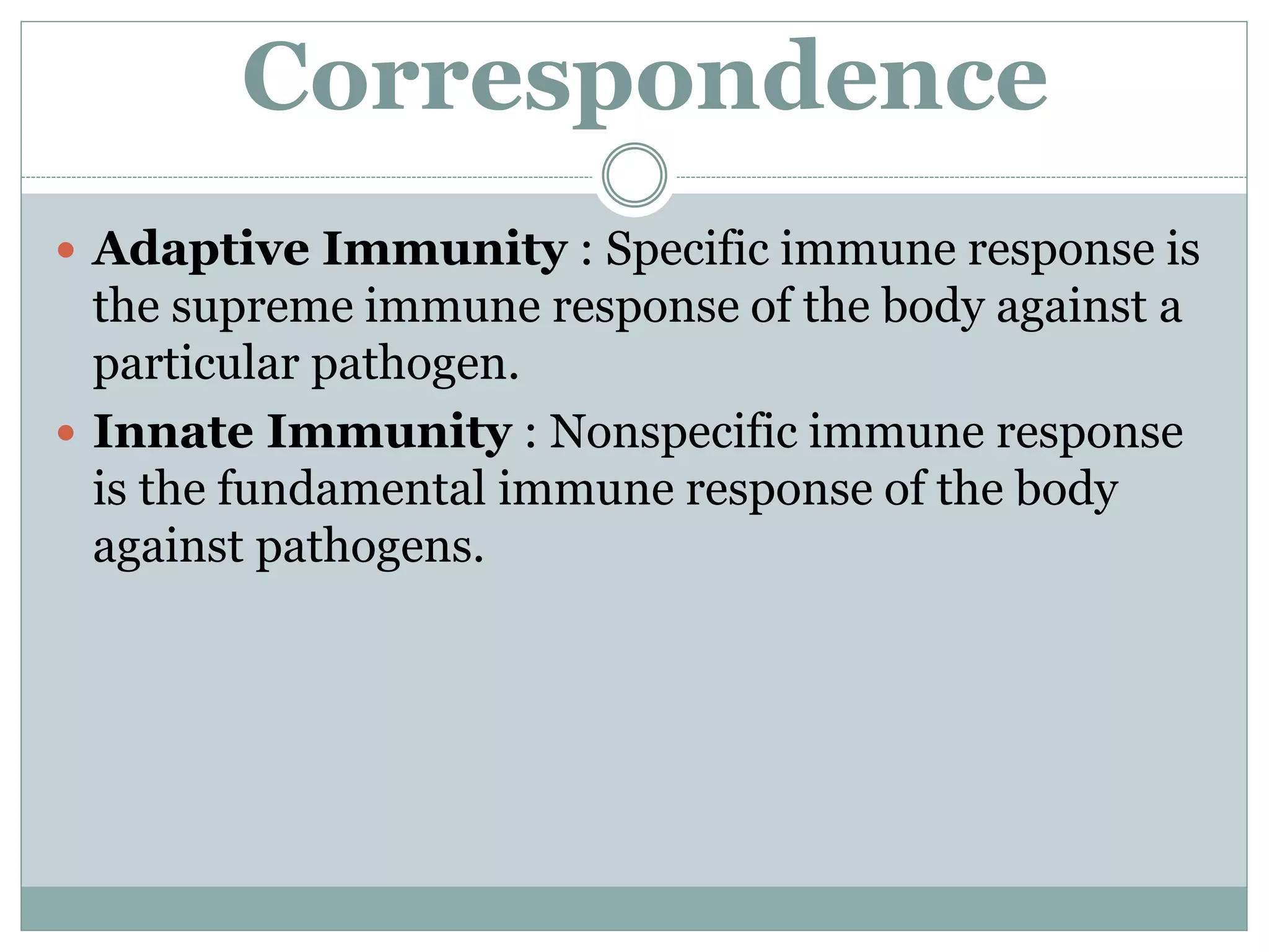 Difference between innate and adaptive immunity | PPT Difference between innate and adaptive immunity | PPT