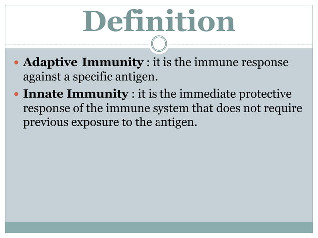 Difference between innate and adaptive immunity | PPTX | Infectious ...